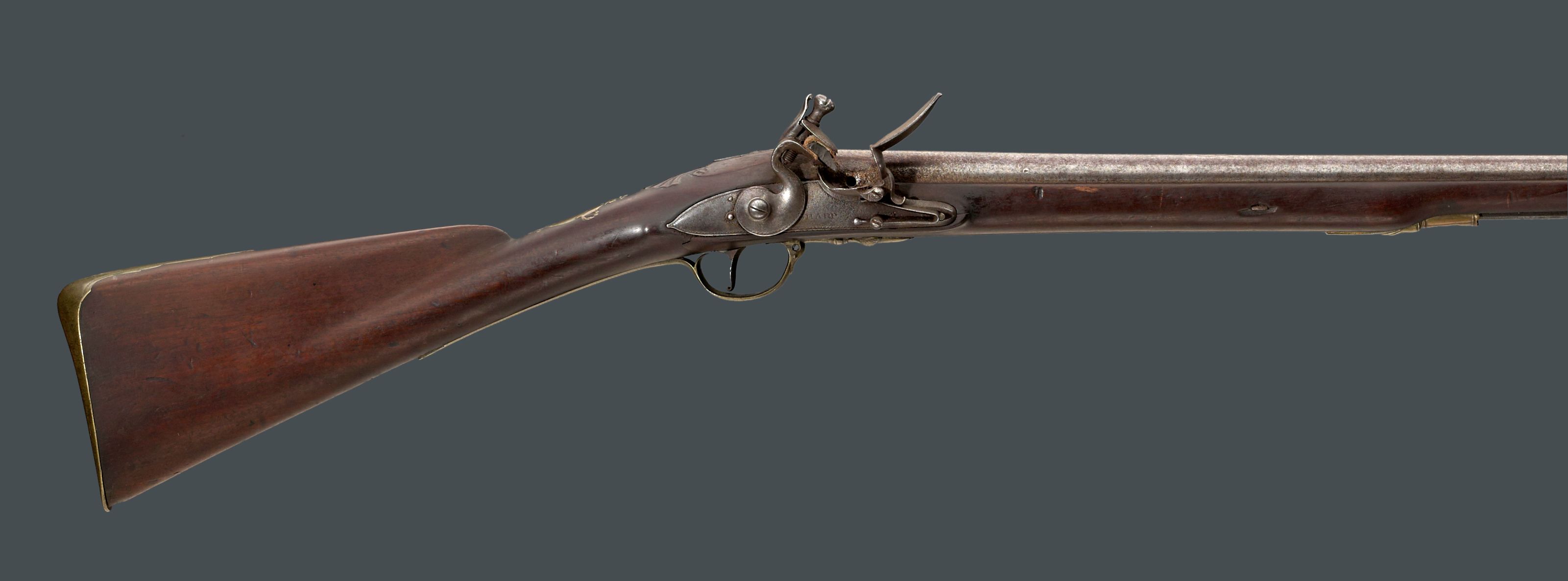 An English flintlock officer's fusil second half 18th century ...
