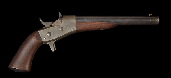 Bonhams : A U.S. Remington Model 1865 Navy rolling block pistol