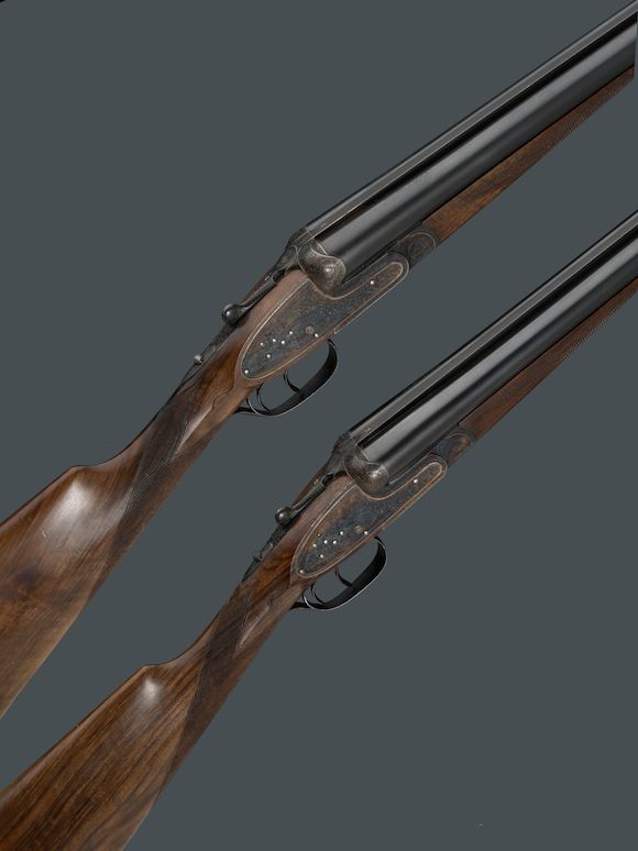 Bonhams : A pair of 12 gauge sidelock ejector guns by Pedro Arrizabalaga