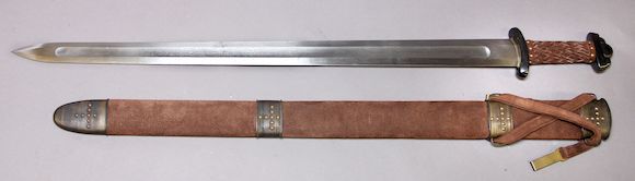 Bonhams : A reproduction Viking sword