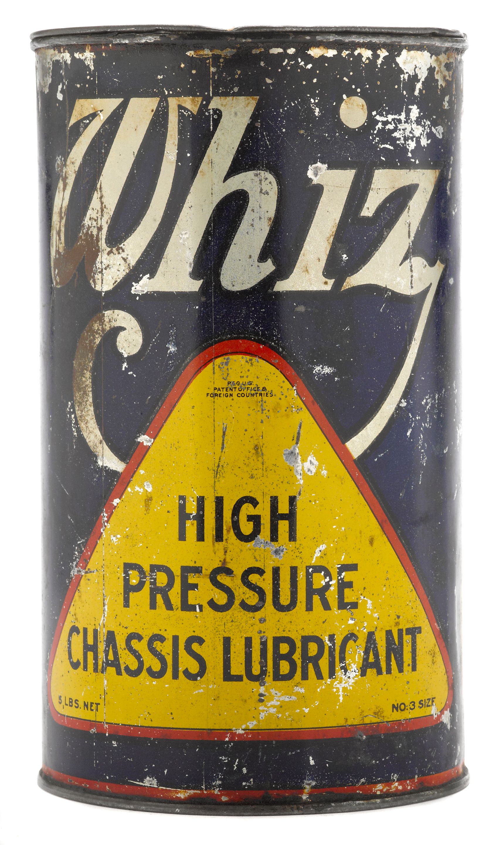 Bonhams Cars : A Whiz high pressure chassis lubricant can,