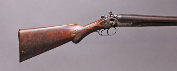 Bonhams : A 12 gauge double barrel coach gun by Manhattan Arms Company