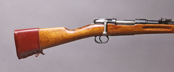 Bonhams : A sporterized Swedish bolt action military carbine