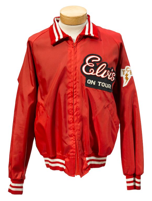 Bonhams : An Elvis Presley tour jacket from his last special tour