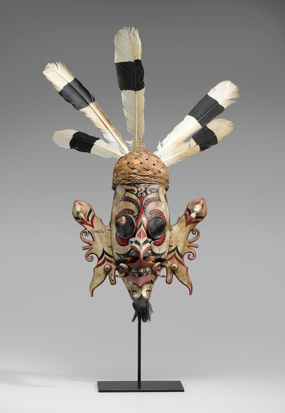Bonhams : Kayan Dayak Dance Mask, East Kalimantan, Borneo