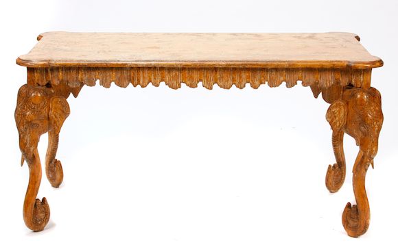 Bonhams : A Southeast Asian style paint decorated table