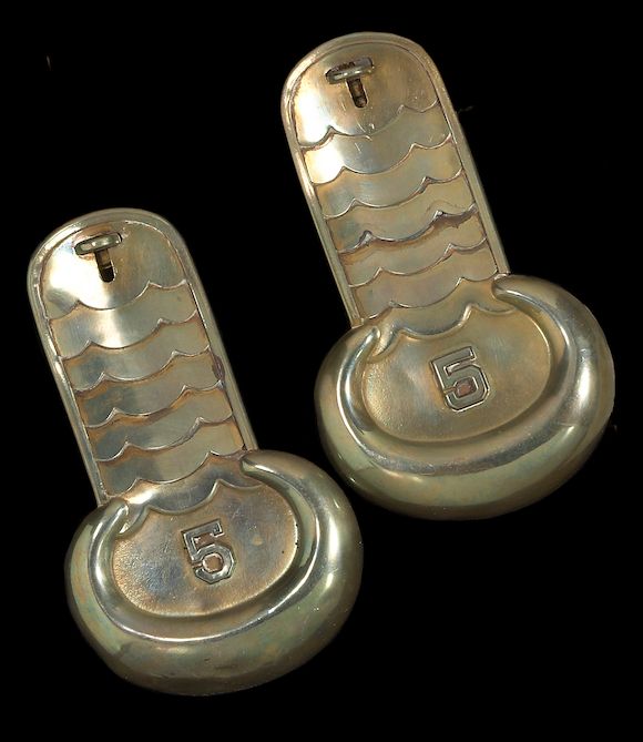 Bonhams : An historic pair of cavalry officer's dress epaulets for the ...