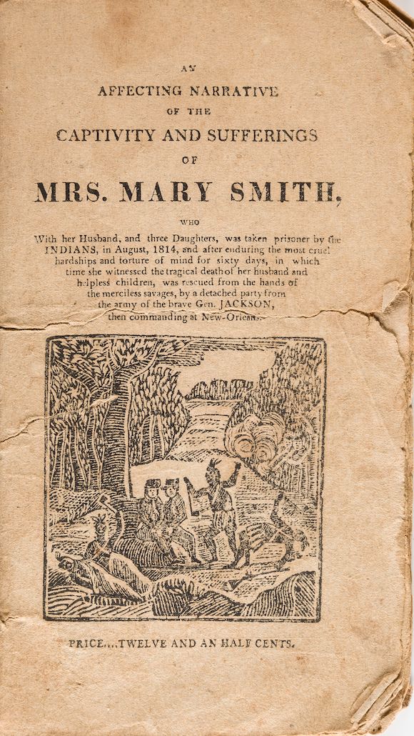 Bonhams : CAPTIVITY NARRATIVE. [SMITH, MARY.] An Affecting Narrative of ...