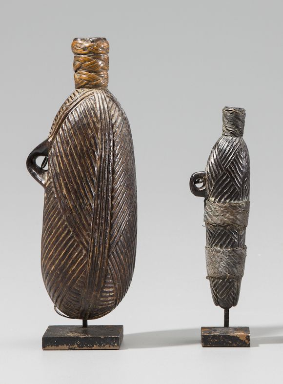 Bonhams : Two Sotho Snuff Containers, South Africa