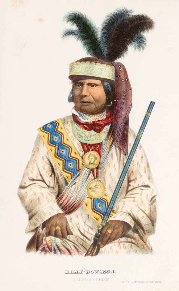 Bonhams : MCKENNEY, THOMAS L., AND JAMES HALL. History of the Indian ...