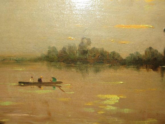 Bonhams : Hippolyte Camille Delpy (French, 1842-1910) A river view at ...