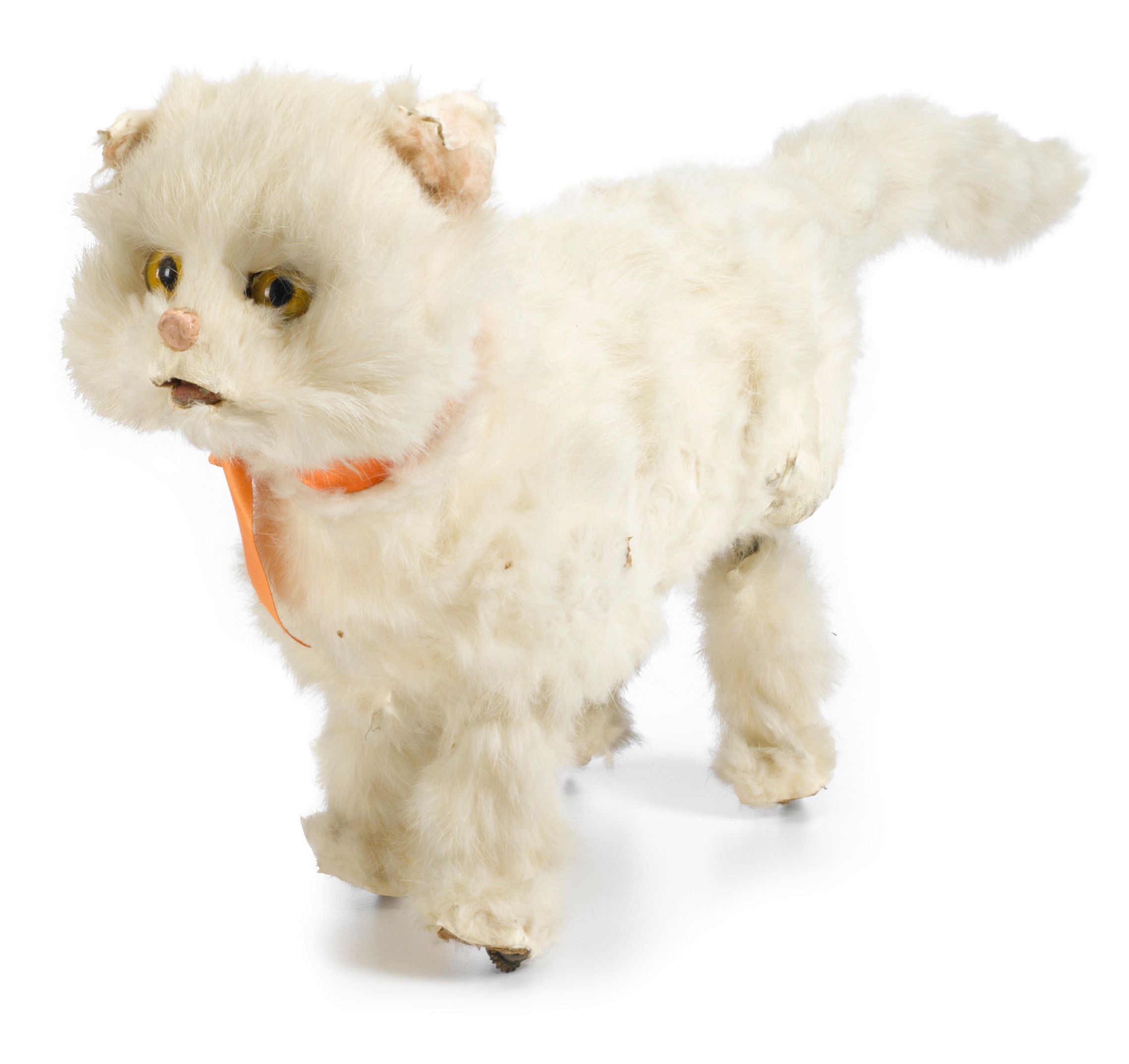 Bonhams : Two figures of a cat and elephant automaton Roullet and ...