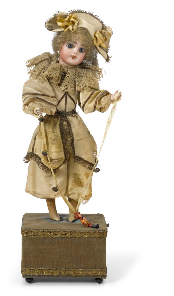 Bonhams : A girl with dancing figure automaton