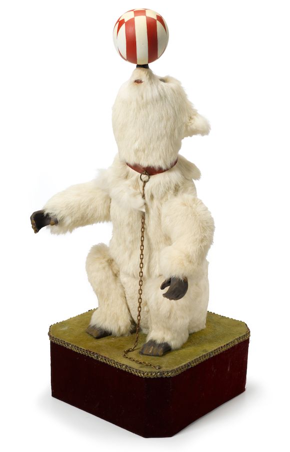 Bonhams : A polar bear and circus ball automaton Roullet and ...