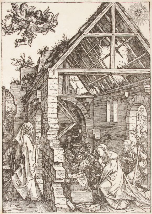 Bonhams : Albrecht Dürer (German, 1471-1528); Nativity Adoration of the ...