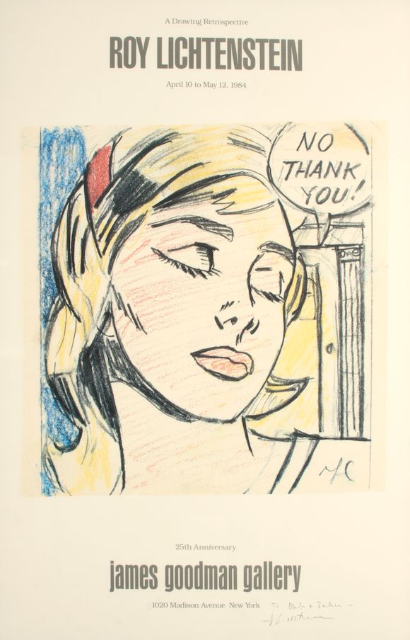 Bonhams : Roy Lichtenstein (American, 1923-1997); Roy Lichtenstein A ...
