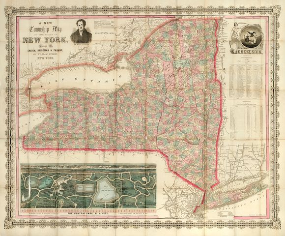 Bonhams : NEW YORK CITY—CENTRAL PARK. ENSIGN, BRIDGMAN & FANNING. A New ...