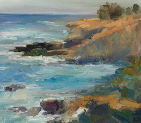 Bonhams : Rita Hoffman Shulak (American, born circa 1947) Stormy waters ...