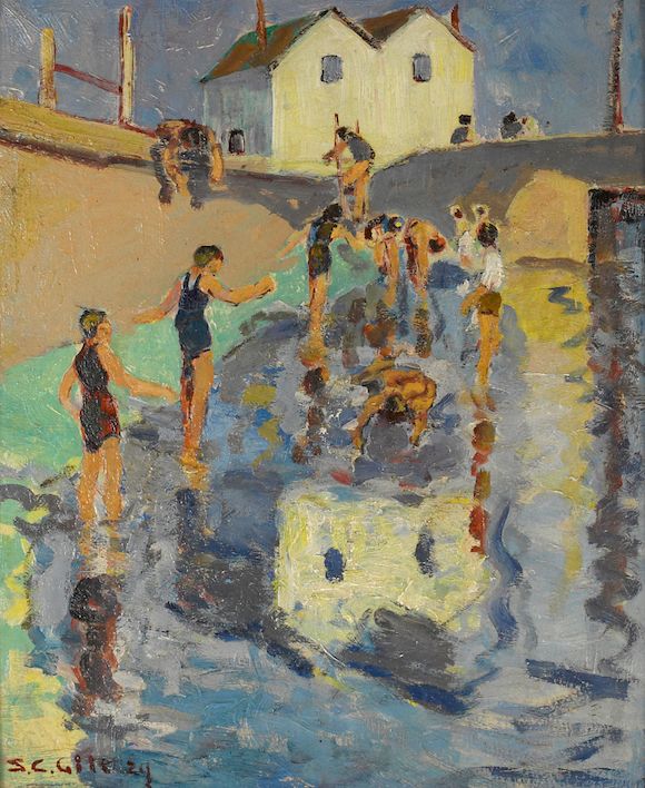 Bonhams : Selden Connor Gile (American, 1877-1947) The Bathers, 1929 18 ...