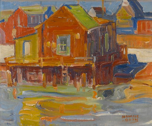 Bonhams : Maurice Logan (American, 1886-1977) Belvedere Waterfront 15 1 ...