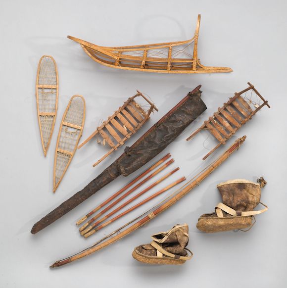 Bonhams : Six Eskimo child's items