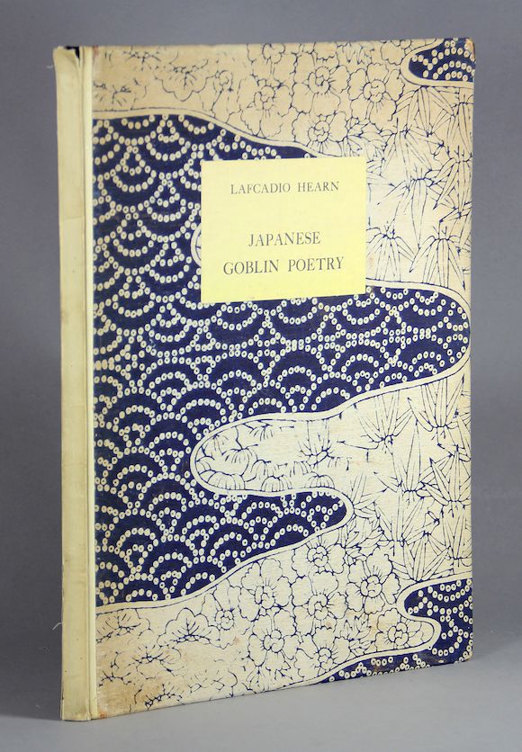 Bonhams : HEARN, LAFCADIO. 1850-1904. Japanese Goblin Poetry. Tokyo ...