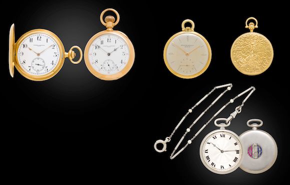 Bonhams : Vacheron & Constantin. A fine 18K rose gold keyless lever ...