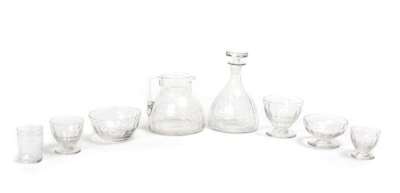 Bonhams A Suite Of Baccarat Glassware