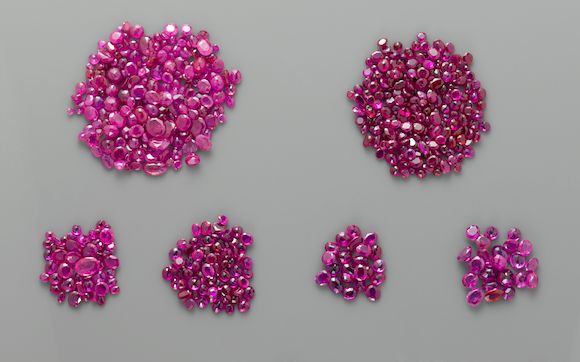 Bonhams : Large Group of Ruby Melee