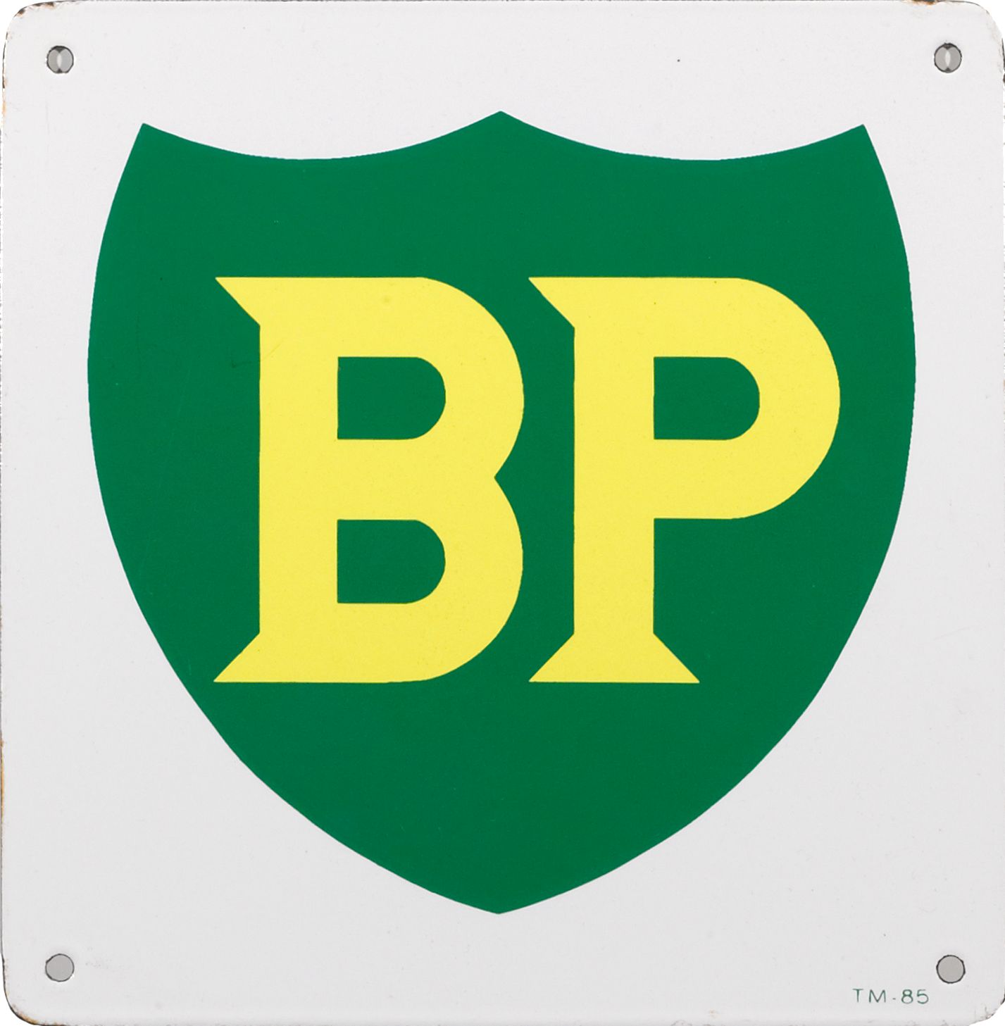 Bonhams Cars : A BP gasoline pump plate,