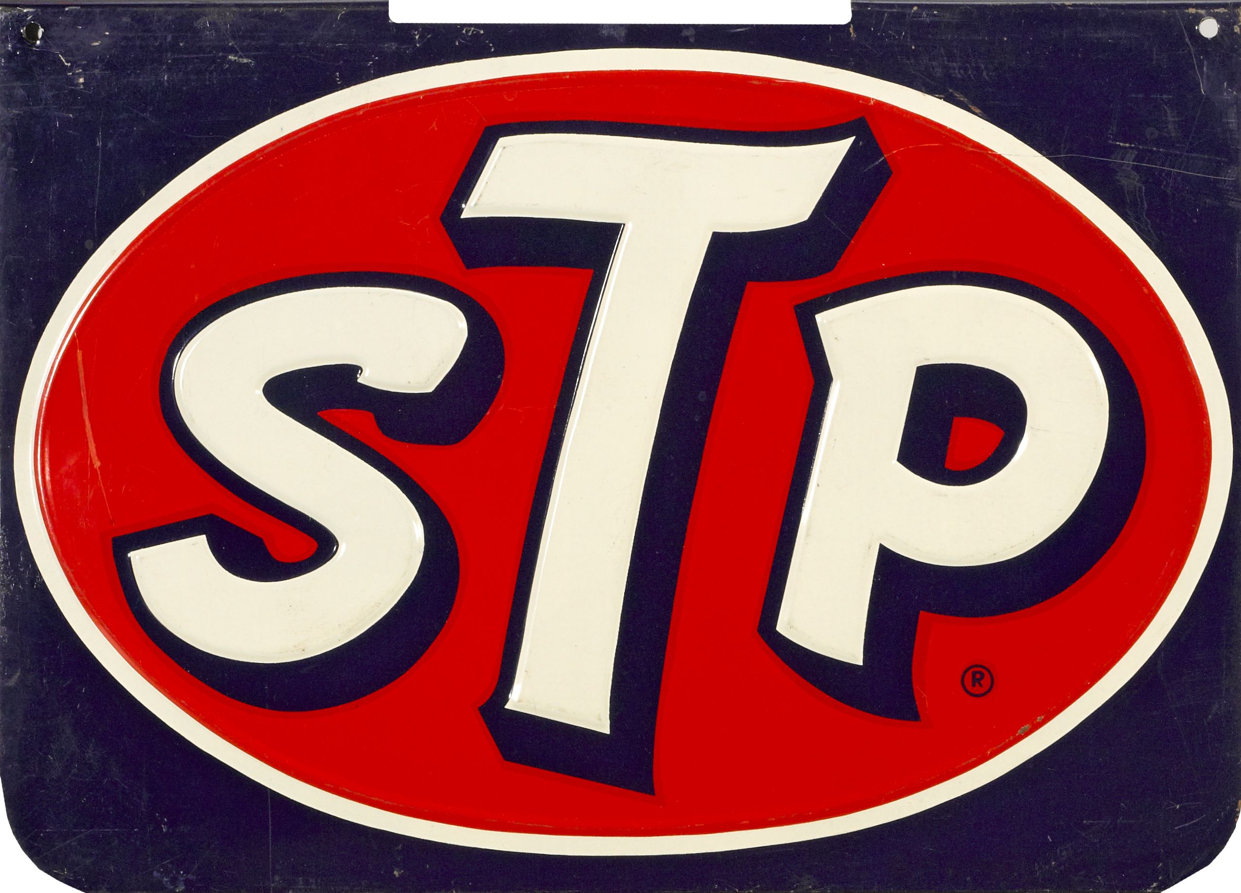 Bonhams Cars : An STP sign,