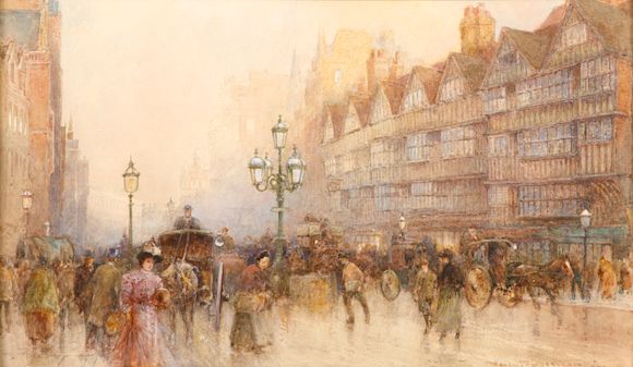 Bonhams : Percy Robertson (British, 1868-1934) High Holborn, London ...