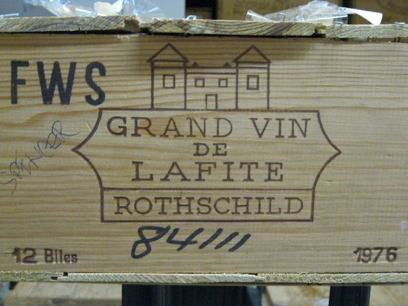 Bonhams : Château Lafite Rothschild 1976 (12)
