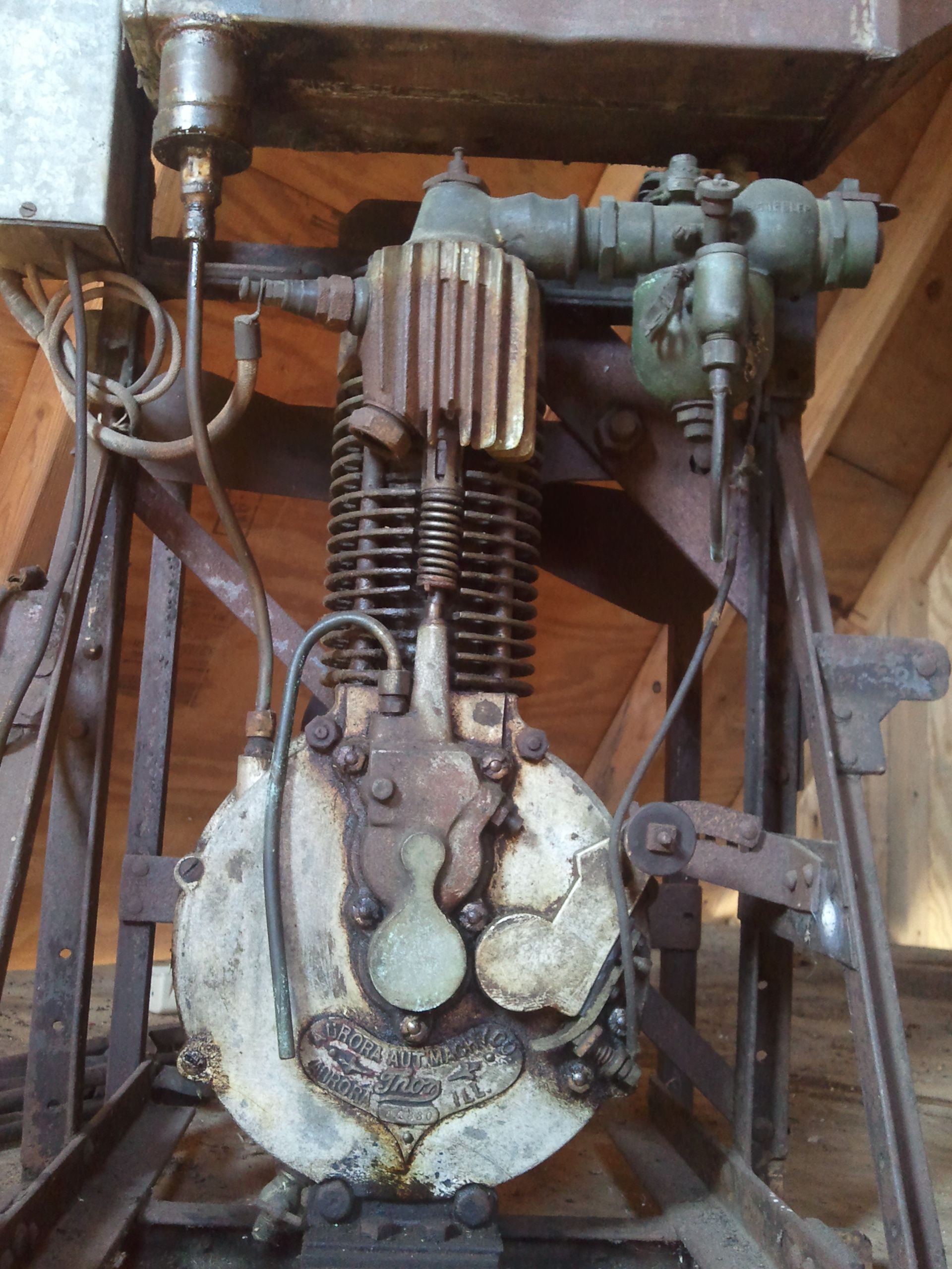 Bonhams Cars : An early Thor motorcycle engine, c.1905,