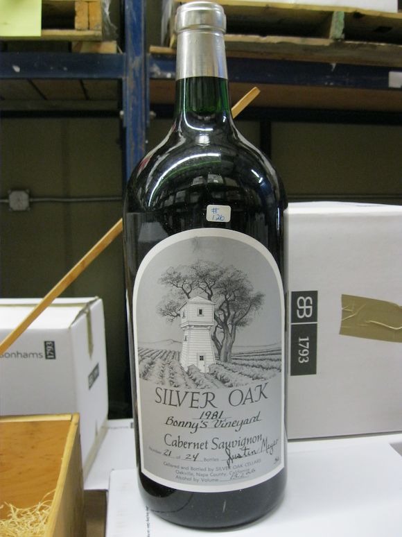 Bonhams : Silver Oak Cabernet Sauvignon, Bonny's 1981 (5 liter)