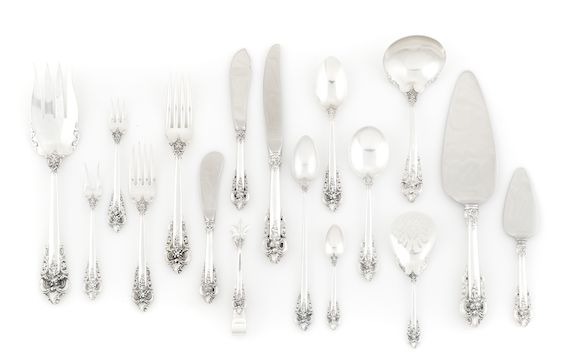 Bonhams : An extensive American sterling silver assembled flatware ...