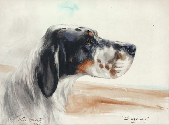 Bonhams : Reuben Ward Binks (British, 1880-1950) "O" by Jingo 10 x 14 ...