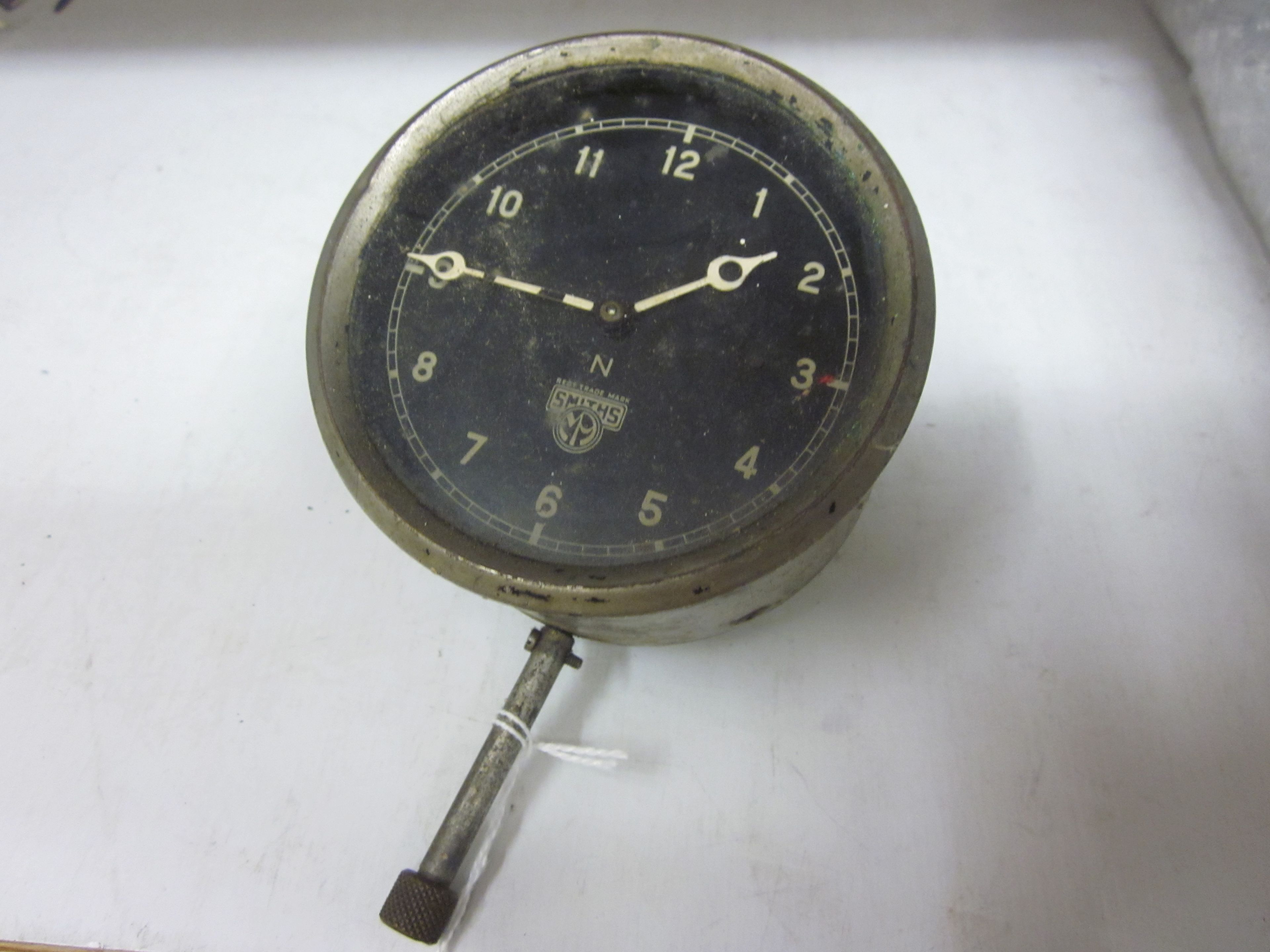Bonhams Cars : A Smiths 8 day dash clock,