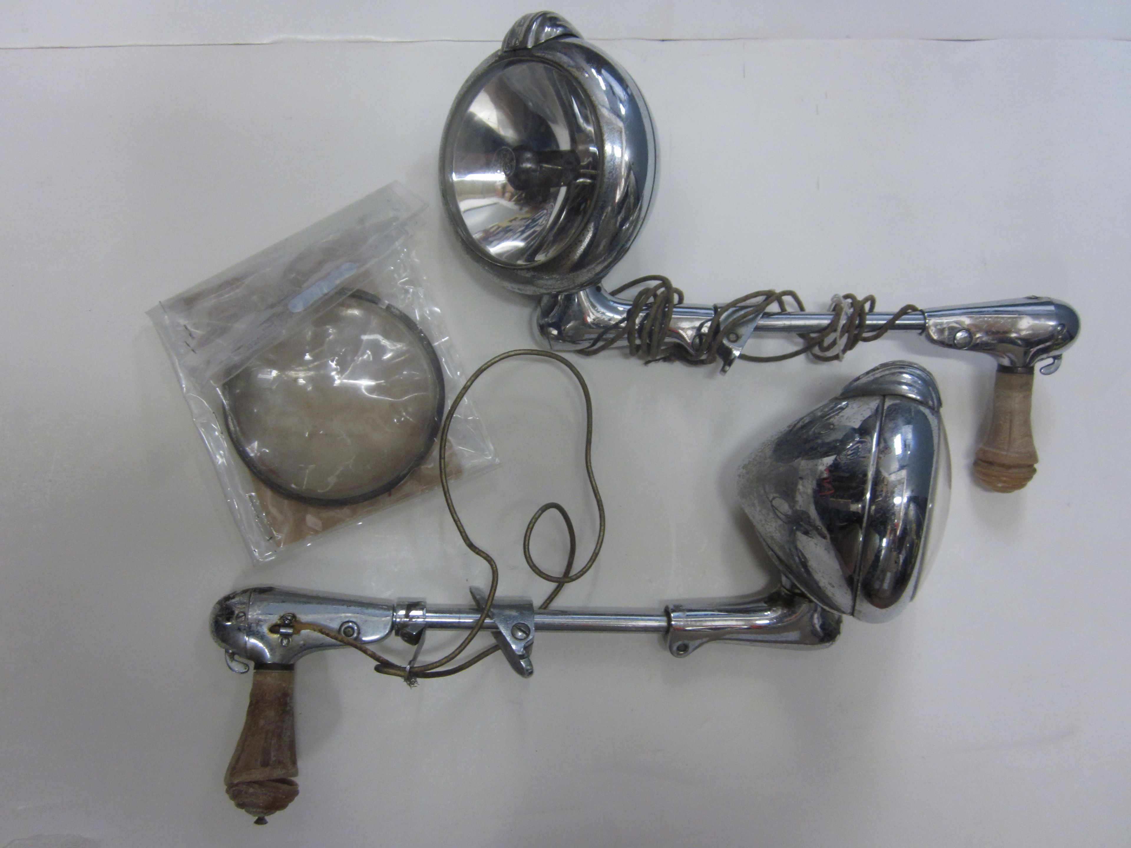 Bonhams Cars : A pair of articulated spot lamps by Unity,