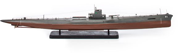 Bonhams : A well detailed model of the submarine U.S.S. Barracuda 1945 ...