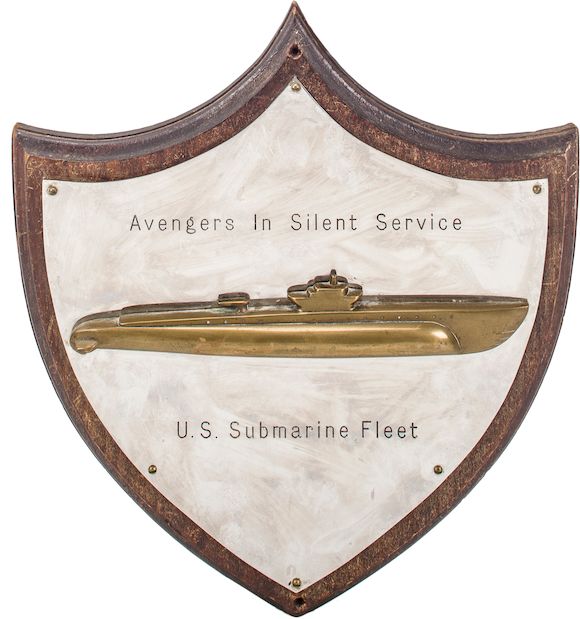 Bonhams : A wall plaque and a pair of waterline submarine models after ...