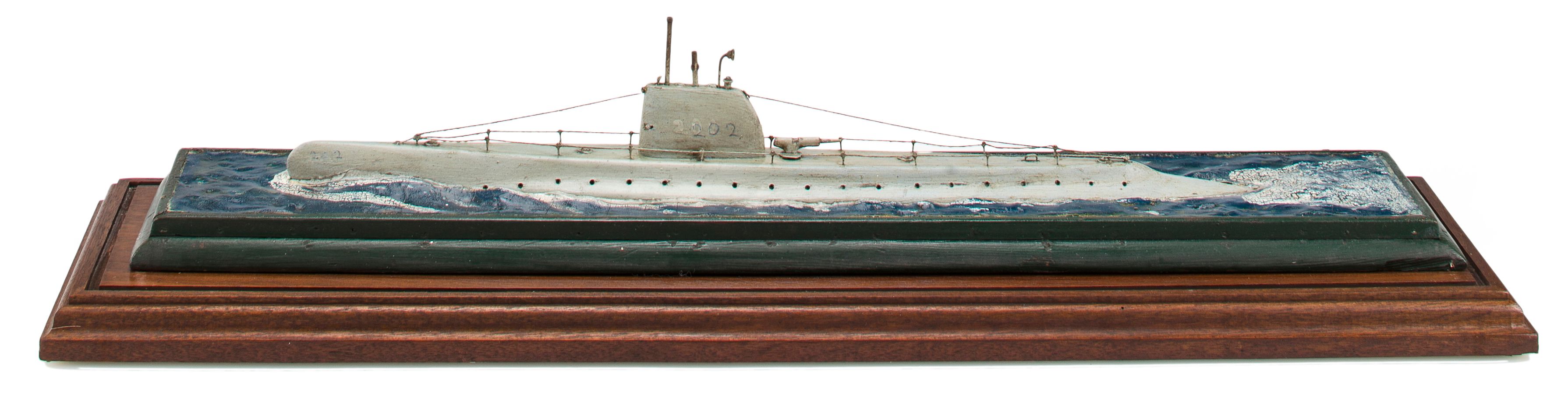 Bonhams : A waterline model of the submarine U.S.S. Trout (SS-202 ...