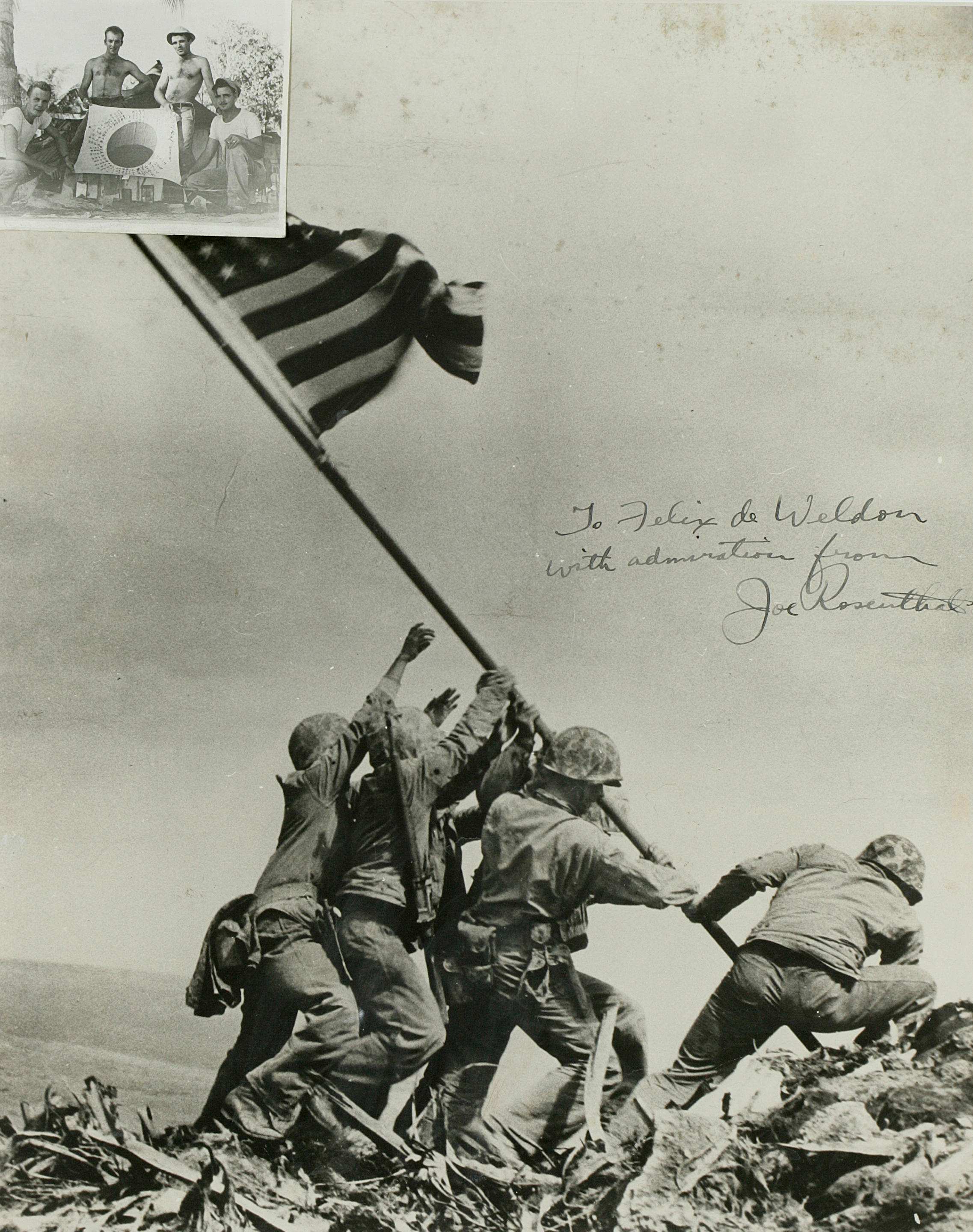 Bonhams Joe Rosenthal Photographer 1911 2006 Raising The Flag On