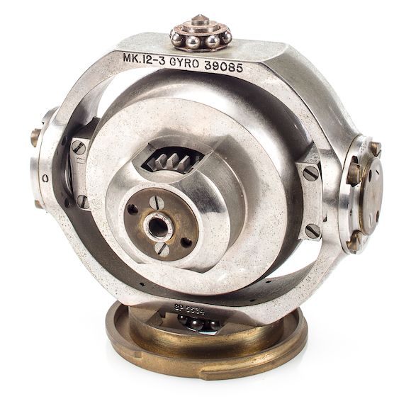 Bonhams : A U.S. Navy Mark 12, Type 3 submarine torpedo gyroscope circa ...