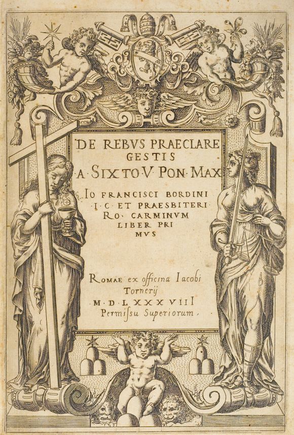 Bonhams : BORDINI, GIOVANNI FRANCISCO. c.1536-1609. De rebus praeclare ...