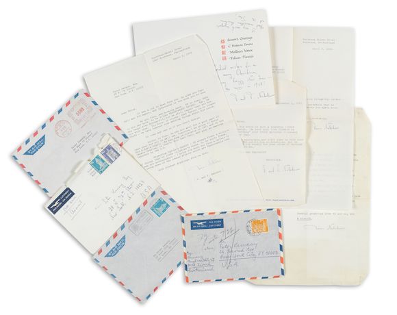 Bonhams : NABOKOV, VLADIMIR. 1899-1977, & VERA NABOKOV. 4 Typed Letters ...