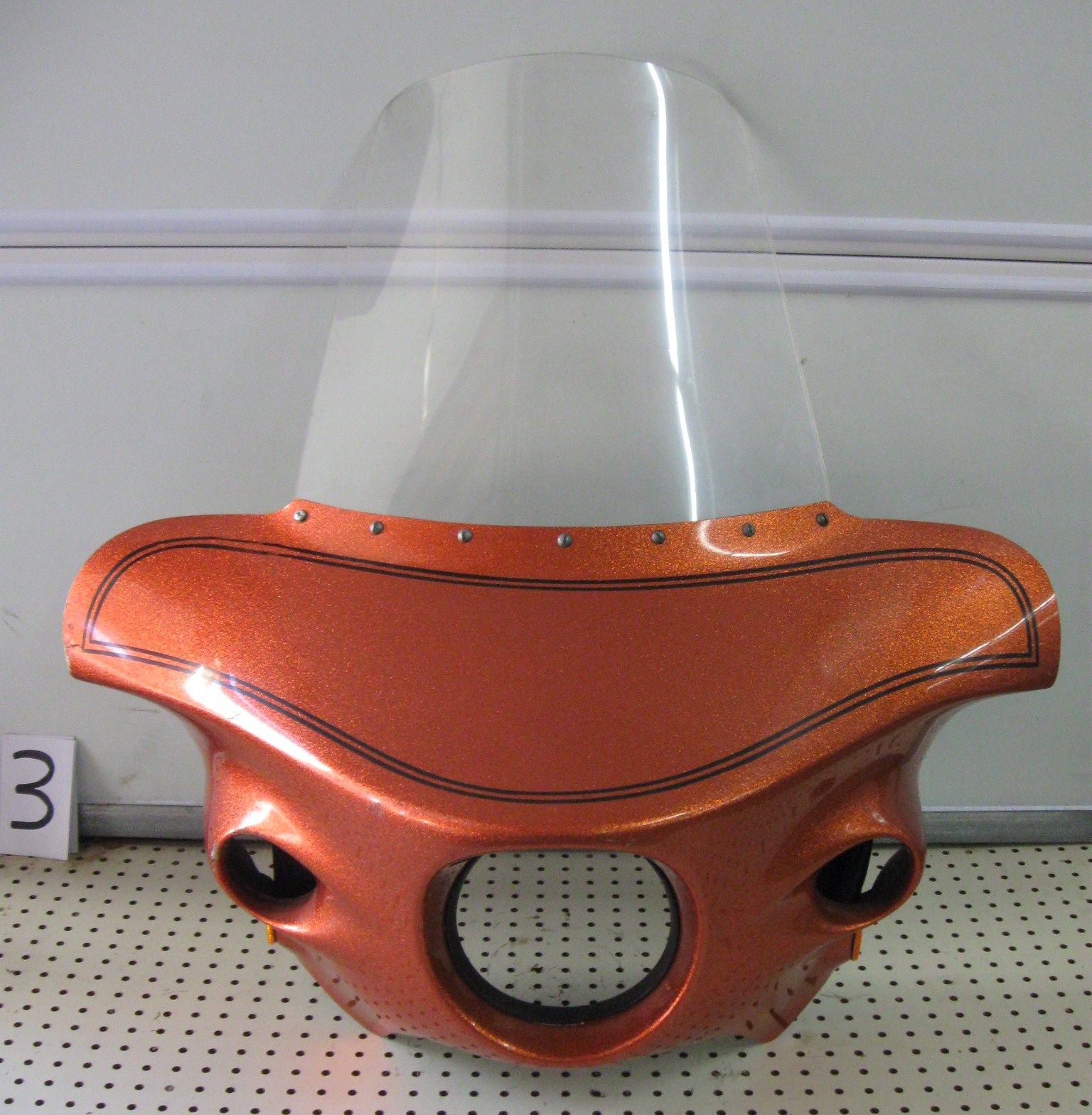 Bonhams Cars : A windshield with Partial fairing,