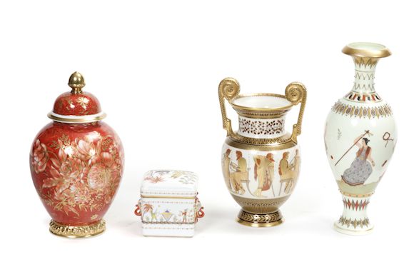 Bonhams : A group of Continental porcelain table decorations