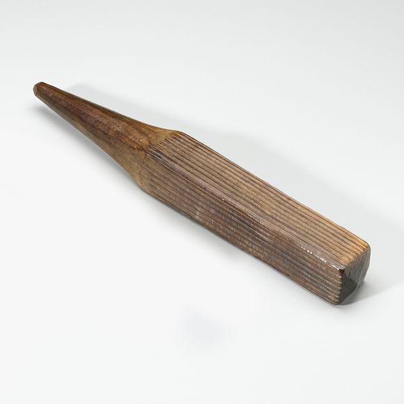 Bonhams : Wood tool for making Tapa cloth