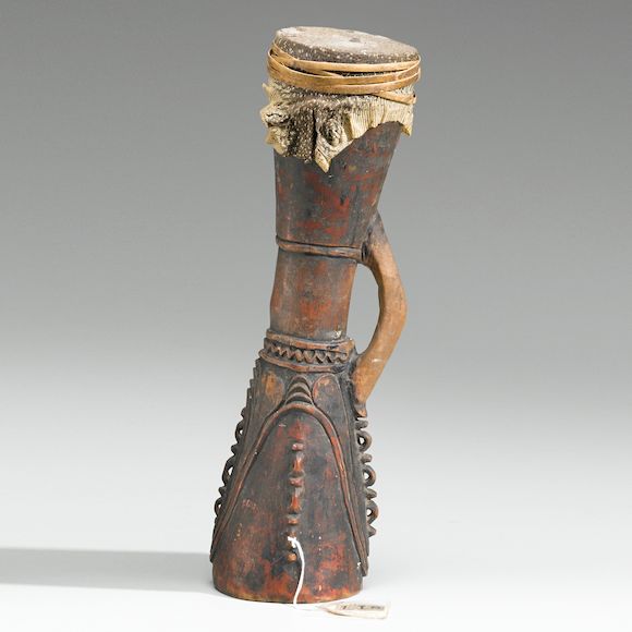Bonhams : Kundu Drum, Lower Sepik River, Papua New Guinea